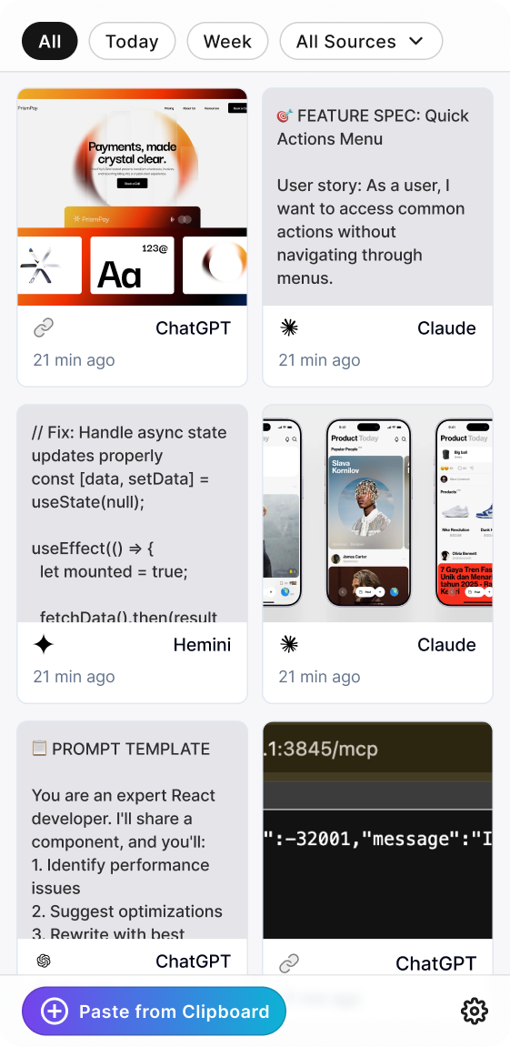 PasteLoop - Never Lose Your AI Chat Context